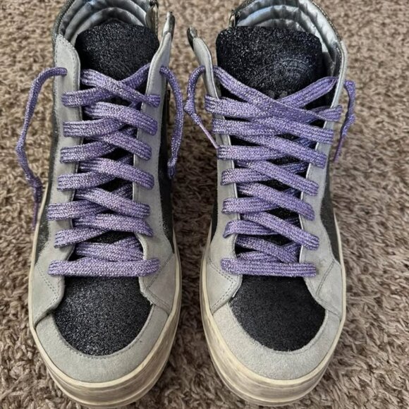 P448 | Shoes | P448 Hightop Sneakers Size 4 Us Womens 95 New | Poshmark